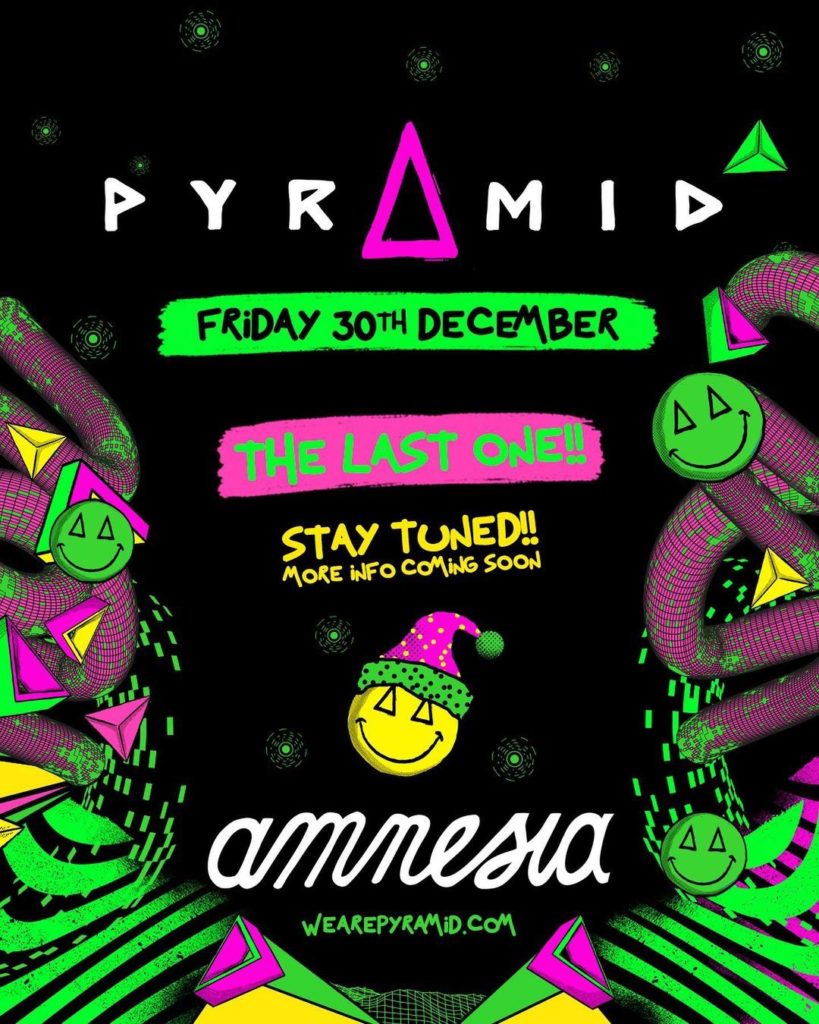 End of Year Pyramid Party at Amnesia Confirmed | Ibiza News